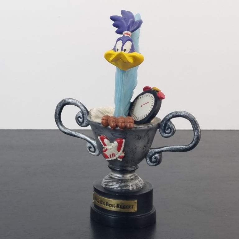 Vintage Road Runner World's Best Runner statue