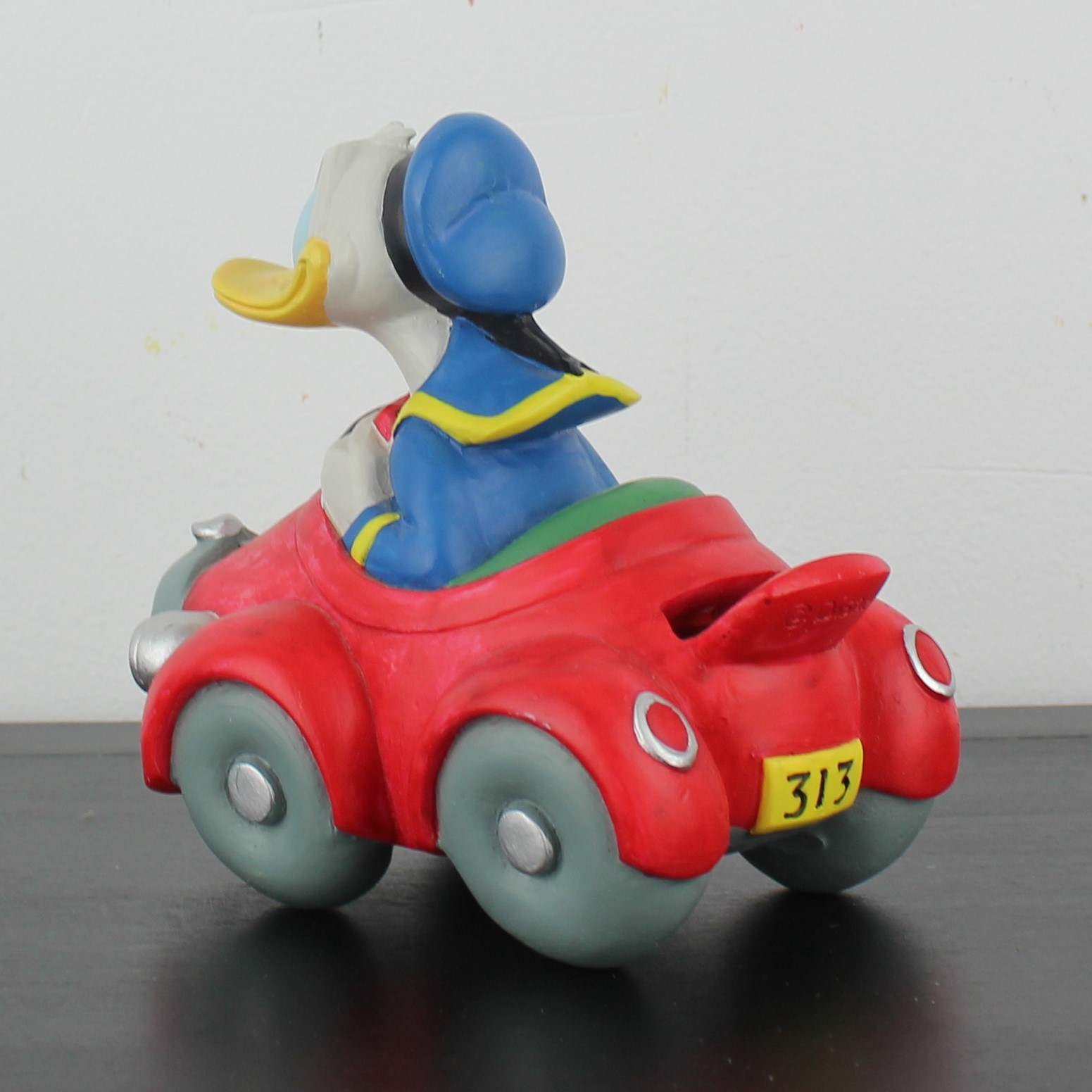 Donald Duck Racing Money Box - Enesco - Walt Disney