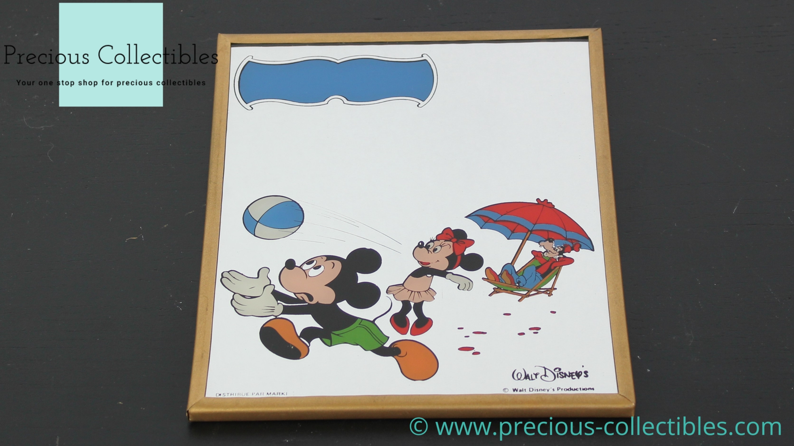 Vintage Mickey, Minnie Mouse and Goofy mirror