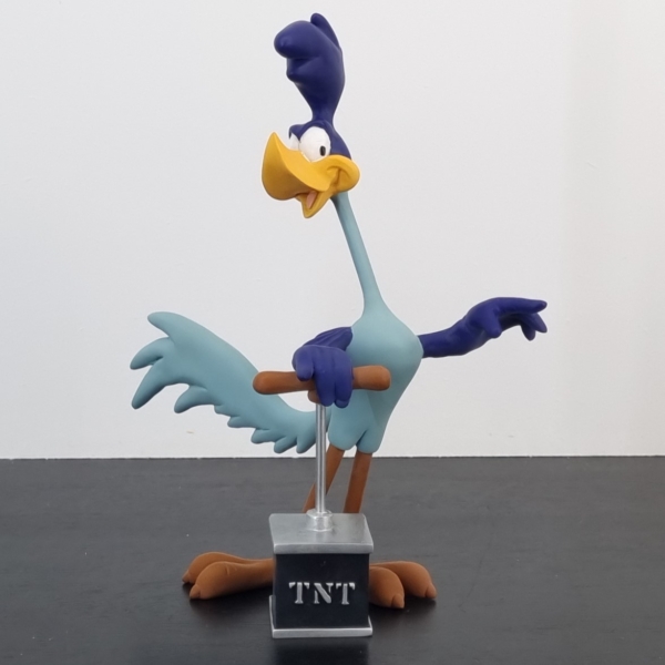 Vintage Road Runner statue by David Kracov for Warner Bros