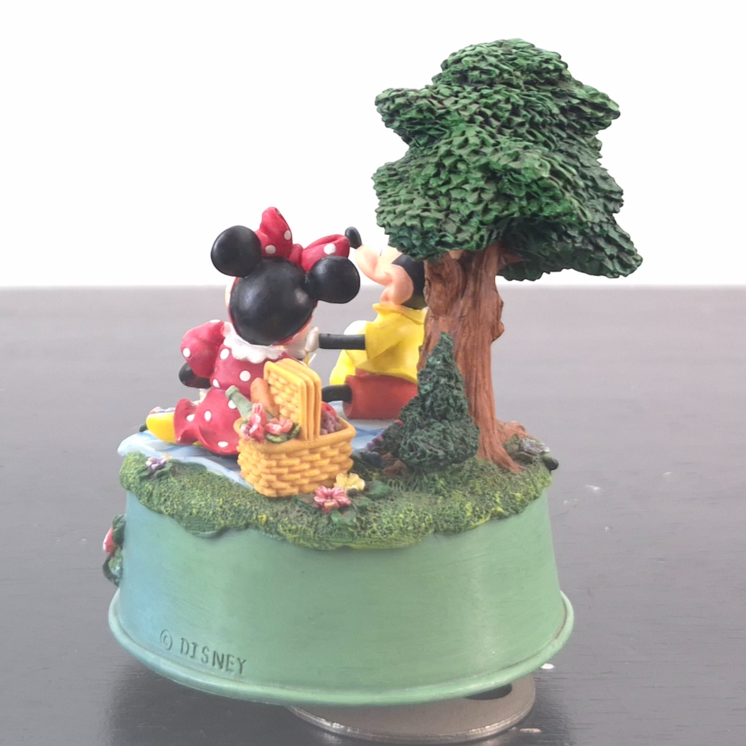 Vintage Mickey Mouse and Minnie Mouse Music Box - Walt Disney