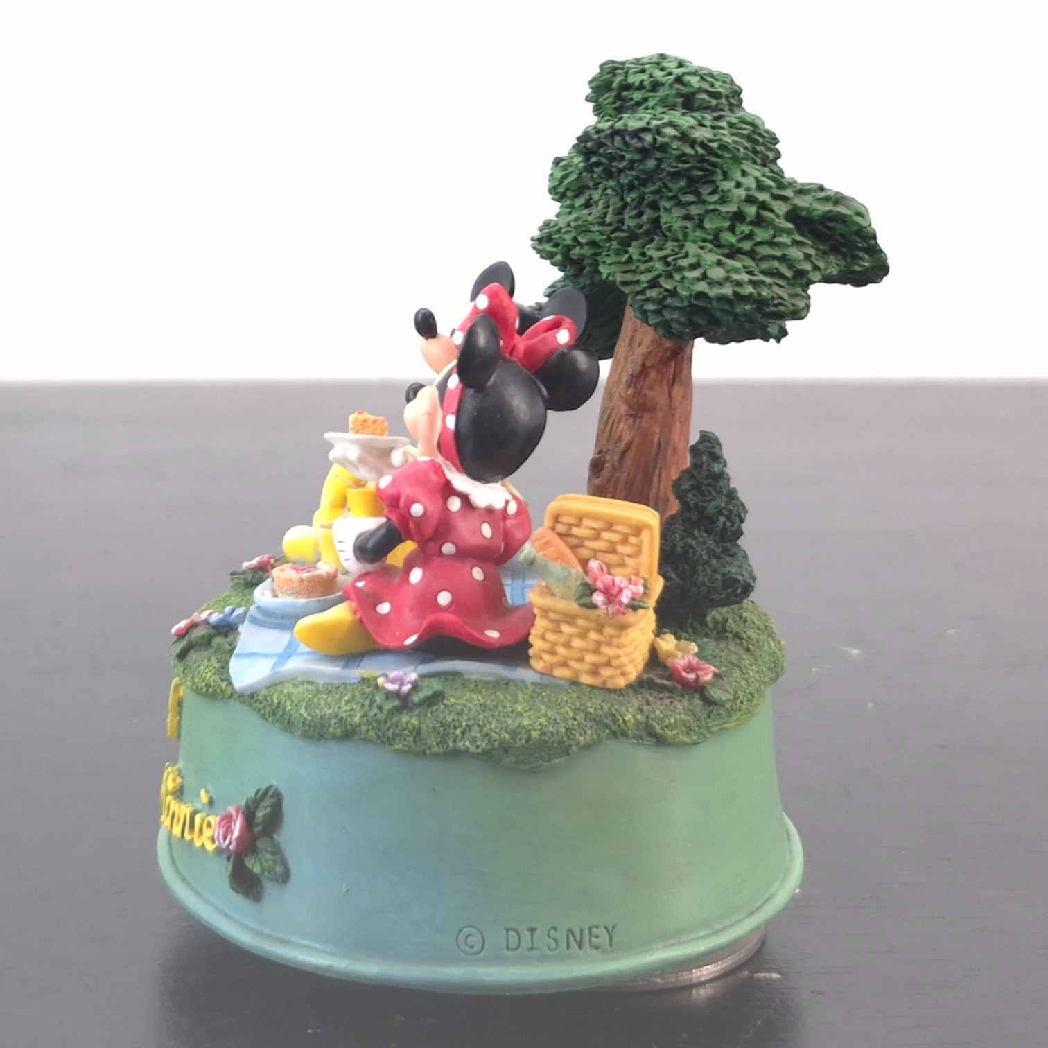 Vintage Mickey Mouse and Minnie Mouse Music Box - Walt Disney