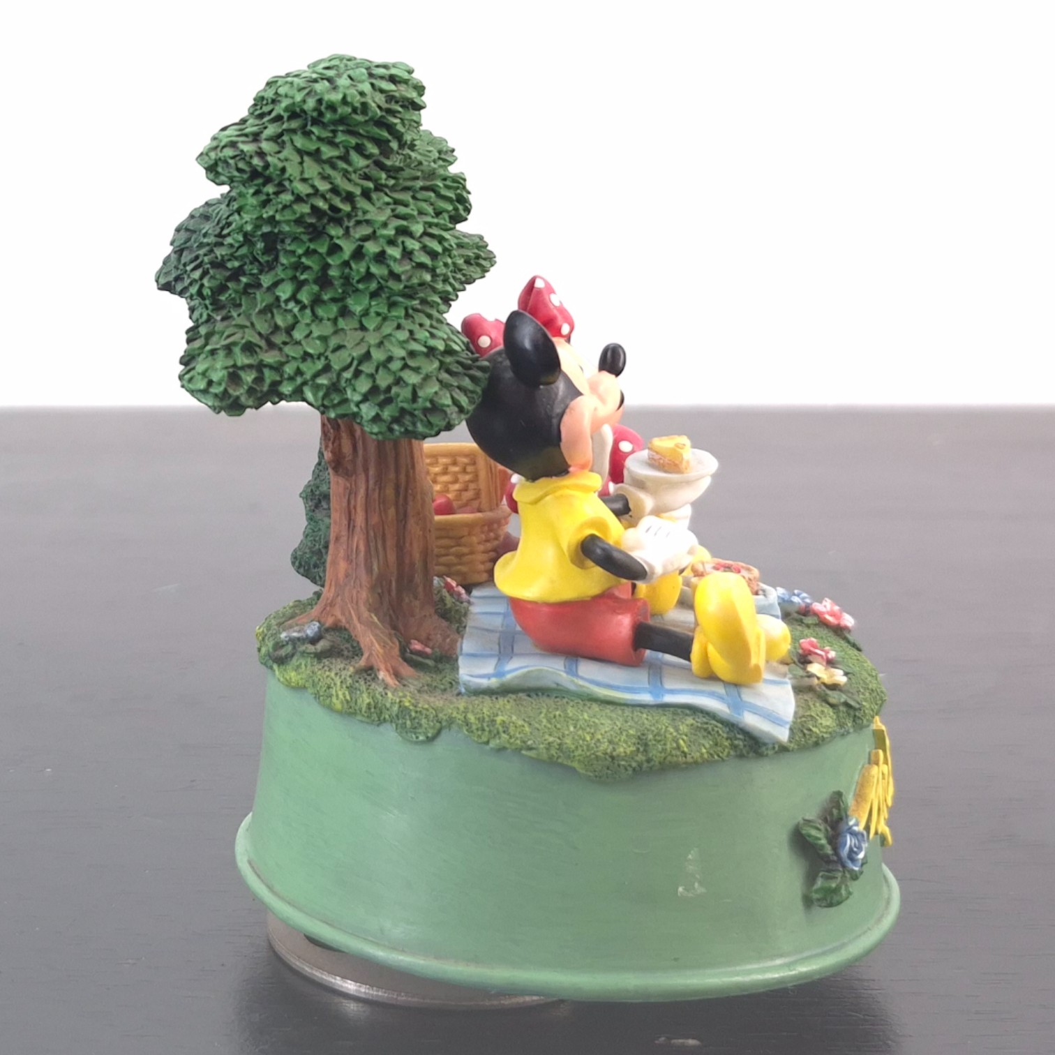 Vintage Mickey Mouse and Minnie Mouse Music Box - Walt Disney