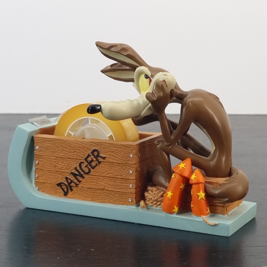 Wile E. Coyote tape dispenser by Avenue of the Stars